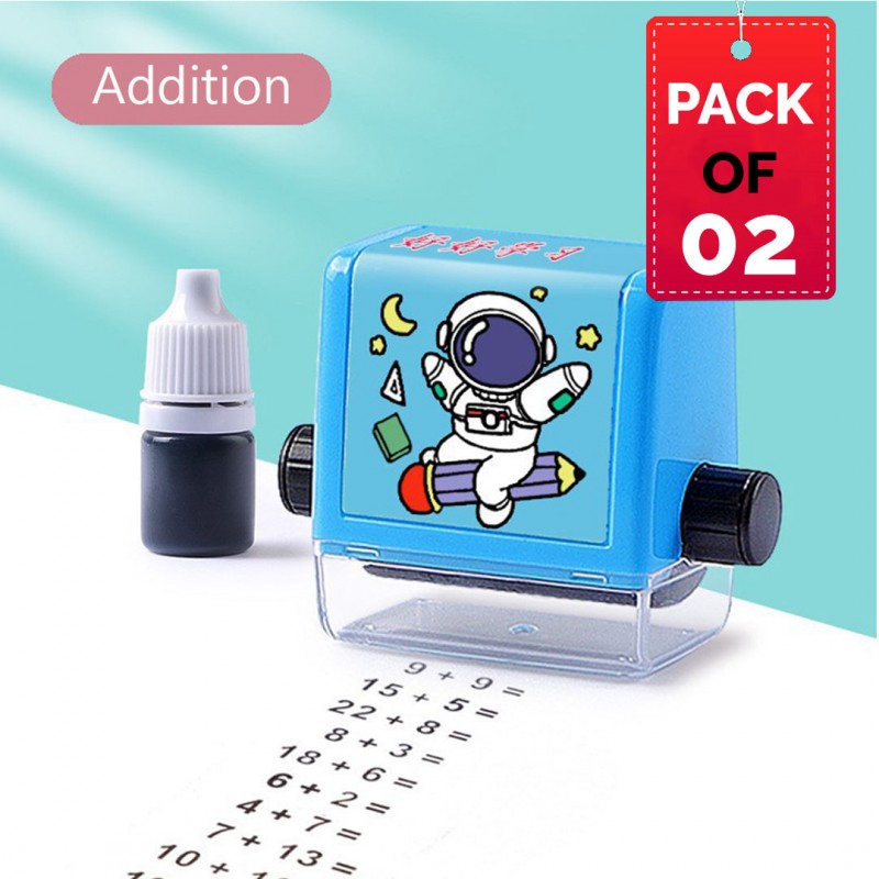 Roller Practice Number Stamp Addition & Divison Tool - Math Learning ...