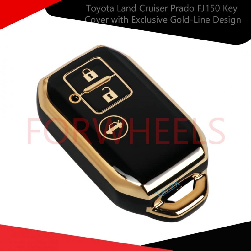 Toyota Land Cruiser Prado FJ150 Key Cover | Exclusive Gold-Line Design ...