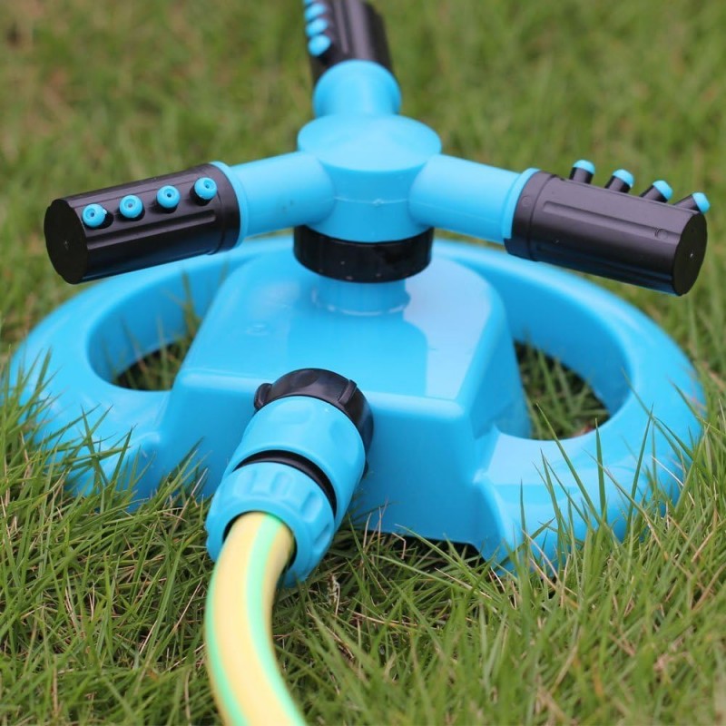 Efficient 360-Degree Three-Arm Rotary Garden Water Sprinkler | Graden ...