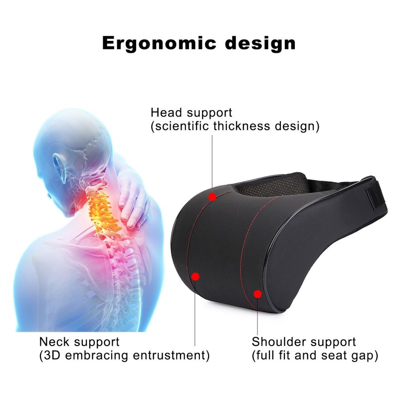 Get Ultimate Comfort with our Premium Ergonomic Foam Car Neck Rest