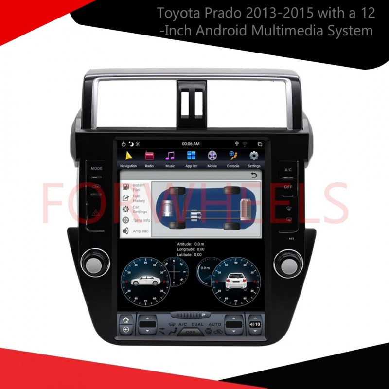 Elevate Your Toyota Prado 2013-2015 with 12-Inch Android Multimedia ...