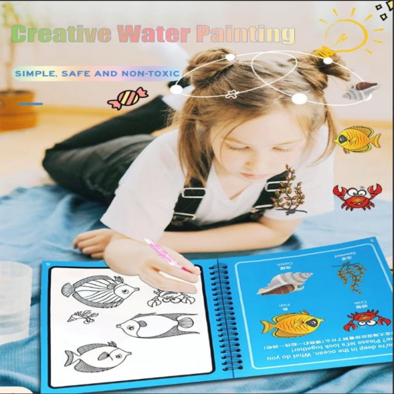 Unleash Creativity and Surprise | Mess-Free Invisible Ink Painting Book ...