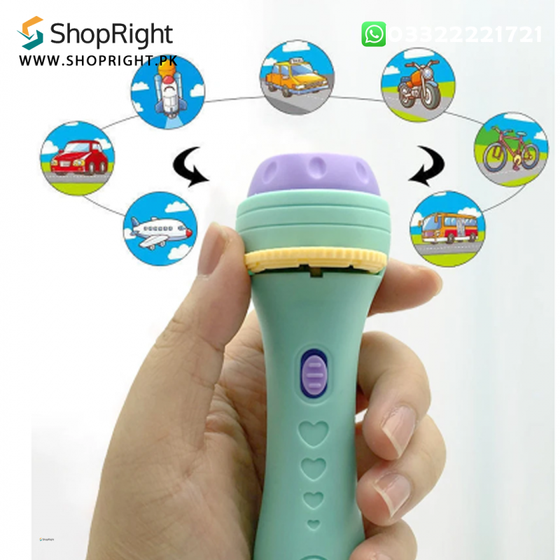 Mini Flashlight Slide Projector Toy For Kids | ShopRight.pk