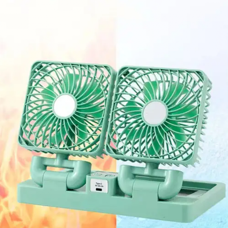 Shopright.pk: Buy Solar Fan Double Head Rechargeable Fan Online