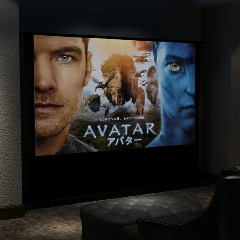 Projector Screen 72 Inch Electric Motorised 6x6 Feet 1:1mw Speed-X ...