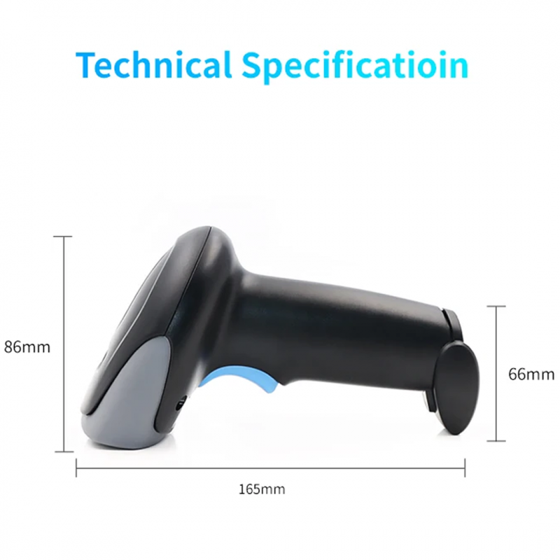 8500 2d Wire Cmos Handheld Barcode Scanner (Plug And Play Usb Cable ...