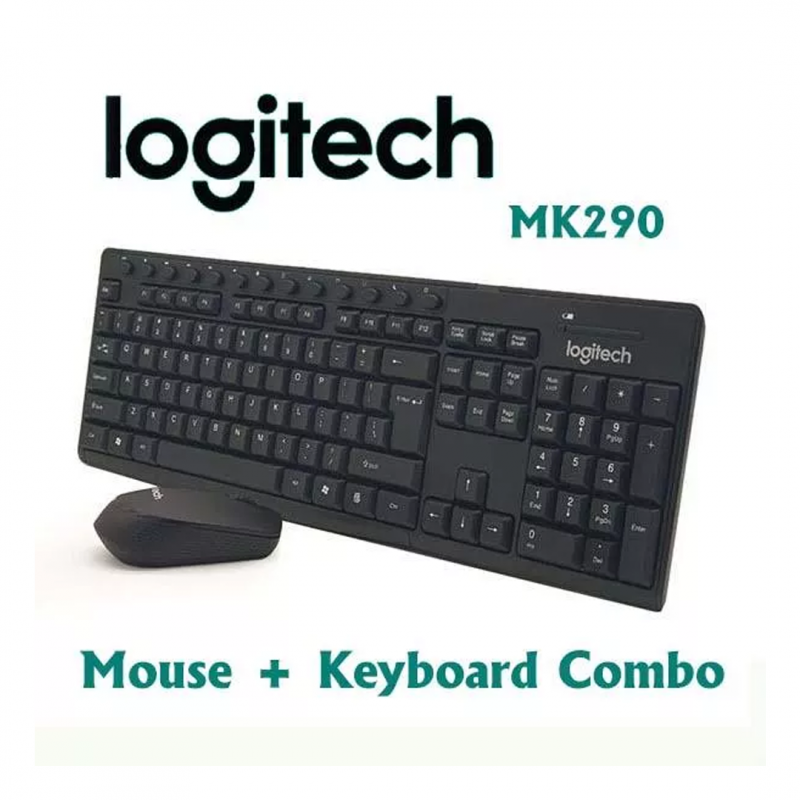 Logitech Wireless Combo Keyboard Mk290 | Shopright.pk