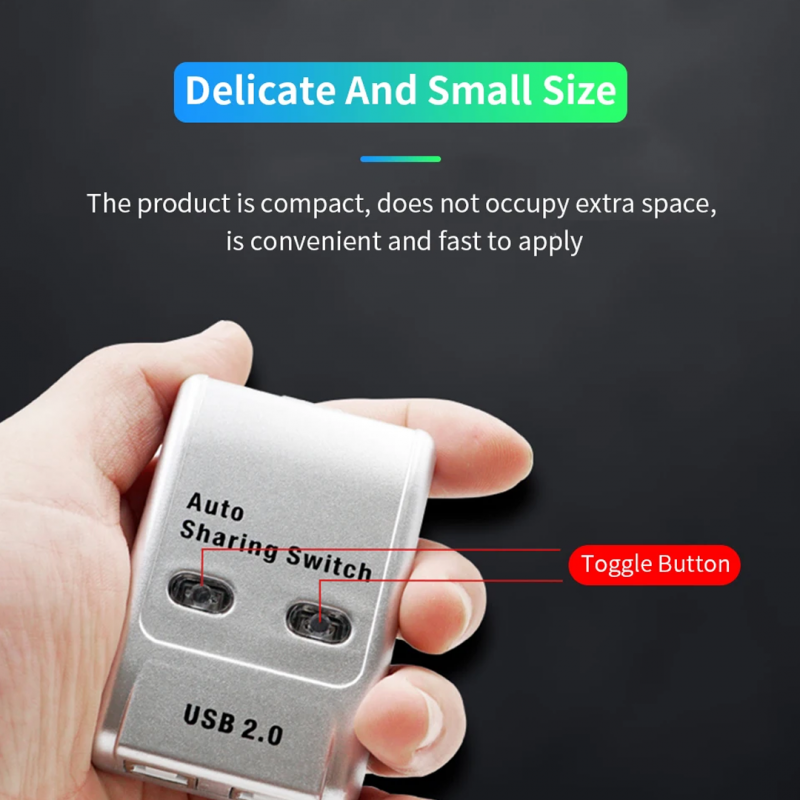Efficient USB Printer Auto Data Switch 2 Port | Shopright.pk