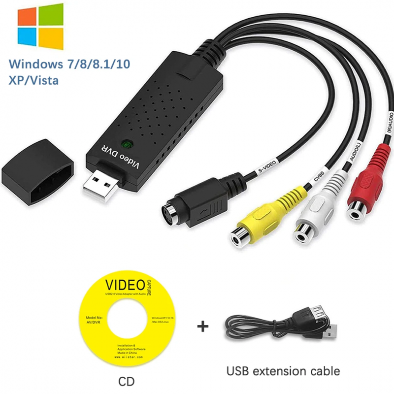 Easycap USB 2.0 Video Capture Adapter | Shopright.pk