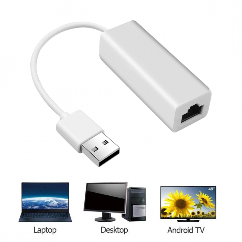 Buy USB 2.0 to LAN Network Ethernet Adapter | Shopright.pk