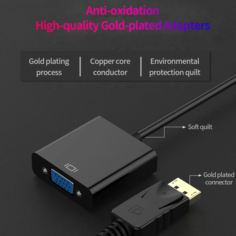 D Port To Vga Converter | Shopright.pk