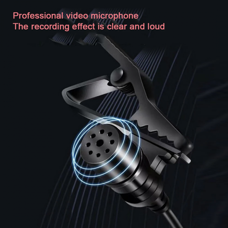 Professional Lavalier Microphone | Premium Lapel Mic for Quality Audio