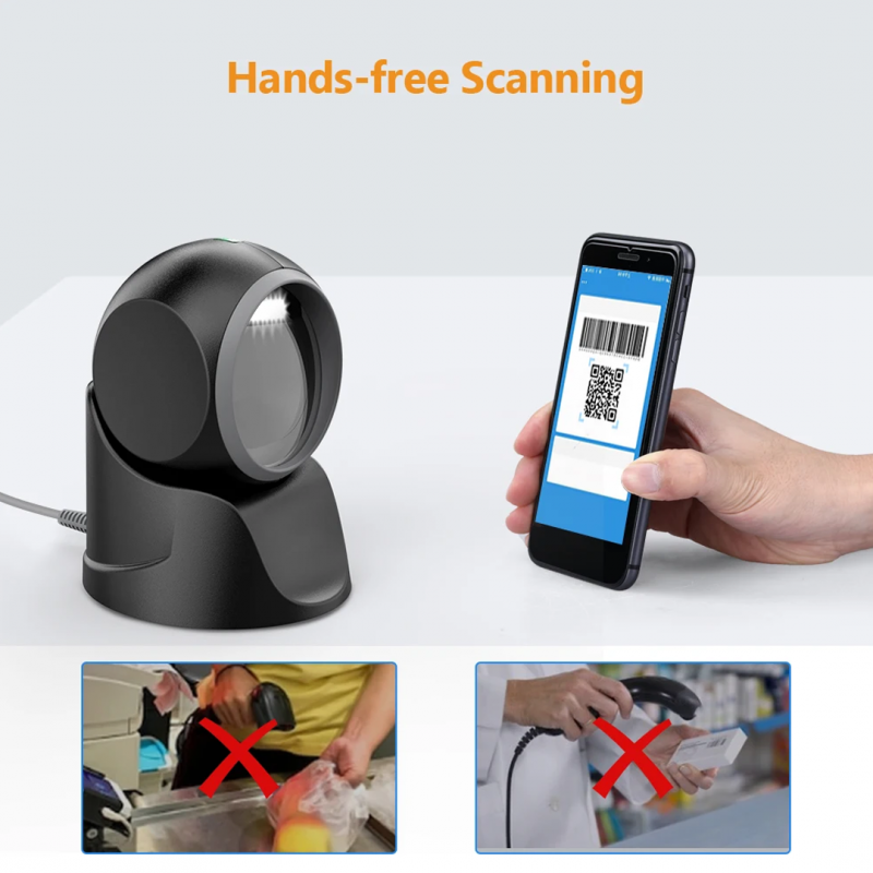 High-Performance 9500 2D Desktop Barcode Scanner | Efficient Scanning