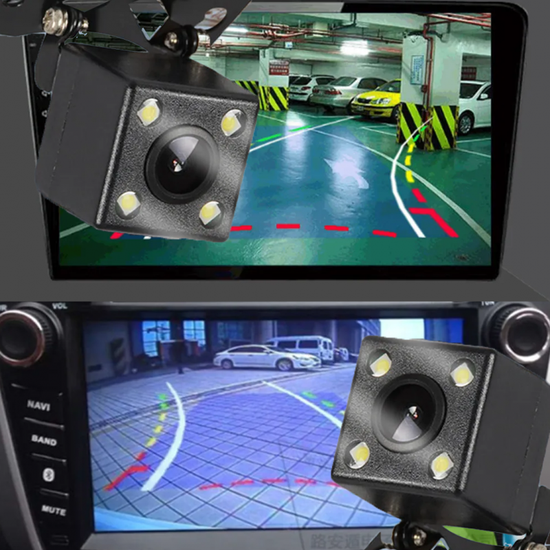 Car 4 Led Reverse Camera Night Vision HD Rear View Camera