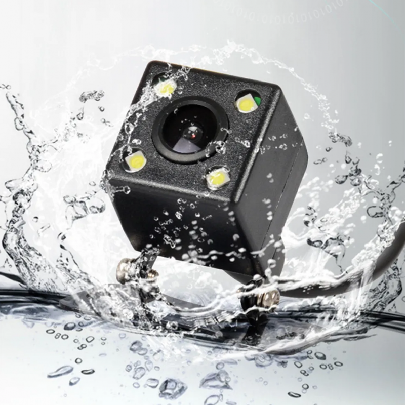 Car 4 Led Reverse Camera Night Vision HD Rear View Camera