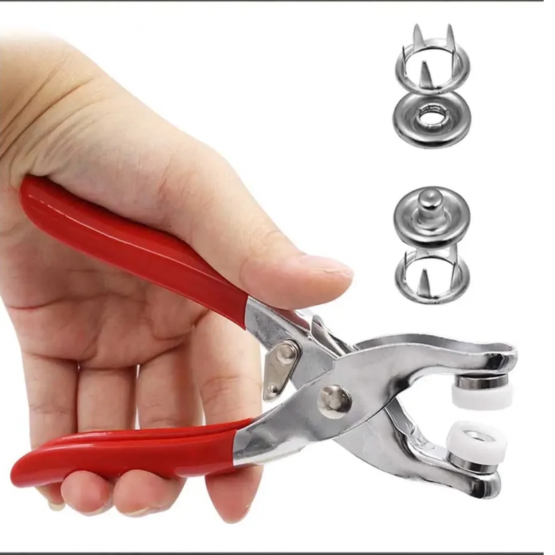 Hand Pressure Pliers Tool DIY / Sewing Buttons Set 90