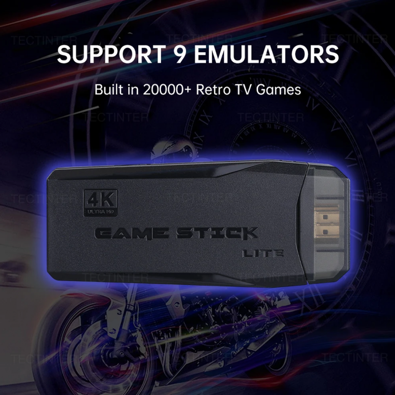 M8 Game Stick 4K: Dual Wireless Controllers, 20000+ Games | Ultimate ...