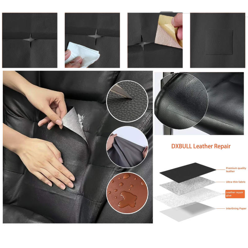 Self Adhesive Leather Repair Sticker | Premium Easy Fix for Leather ...