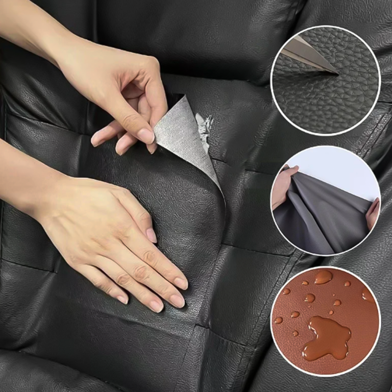 Self Adhesive Leather Repair Sticker | Premium Easy Fix for Leather ...