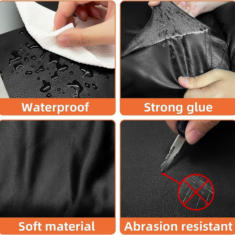 Self Adhesive Leather Repair Sticker | Premium Easy Fix for Leather ...