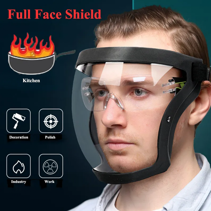 Premium Face Shield | Anti-Fog, Anti-Scratch, Full Coverage | Protect ...