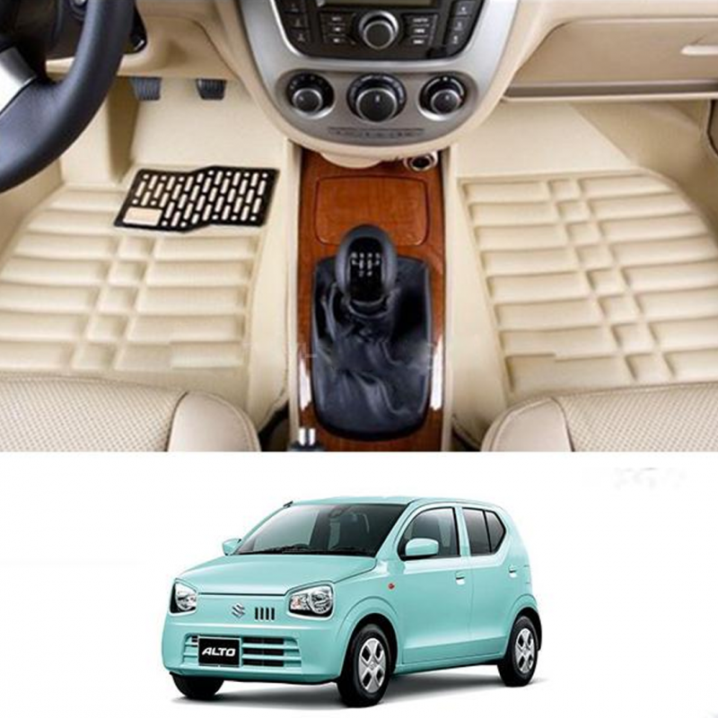 Upgrade Your Suzuki Alto with Beige 5D Mat | Custom Fit, Stylish Car ...
