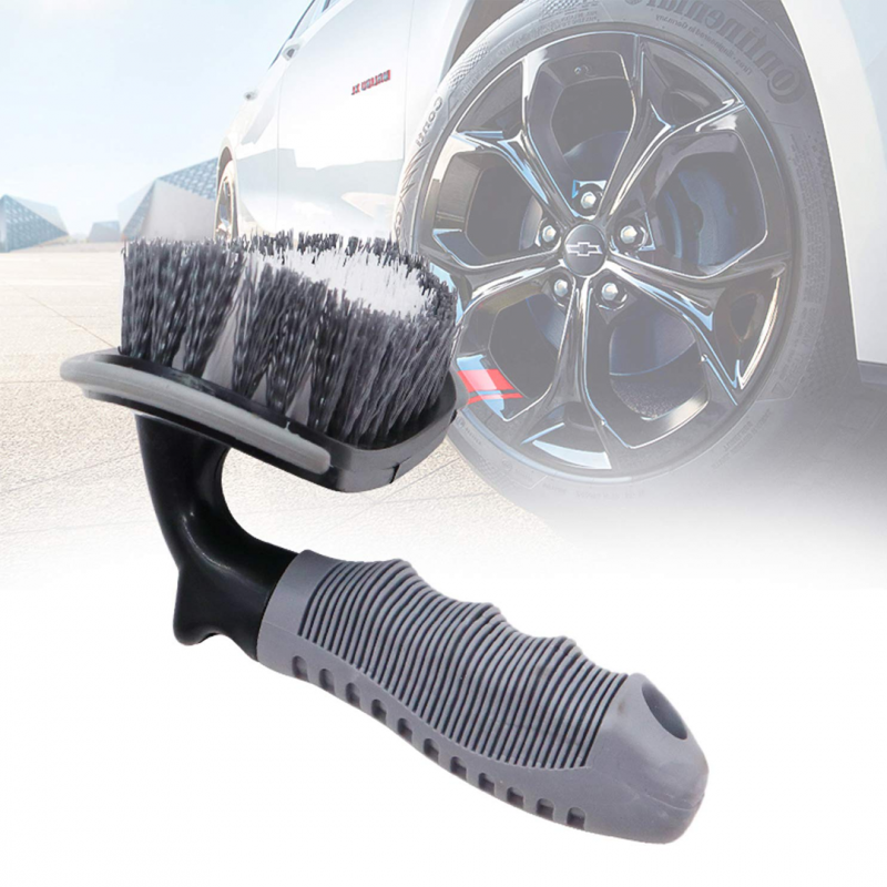Premium Car Wheel Washing Brush - Wide-Curved Shape | Ultimate Cleaning ...