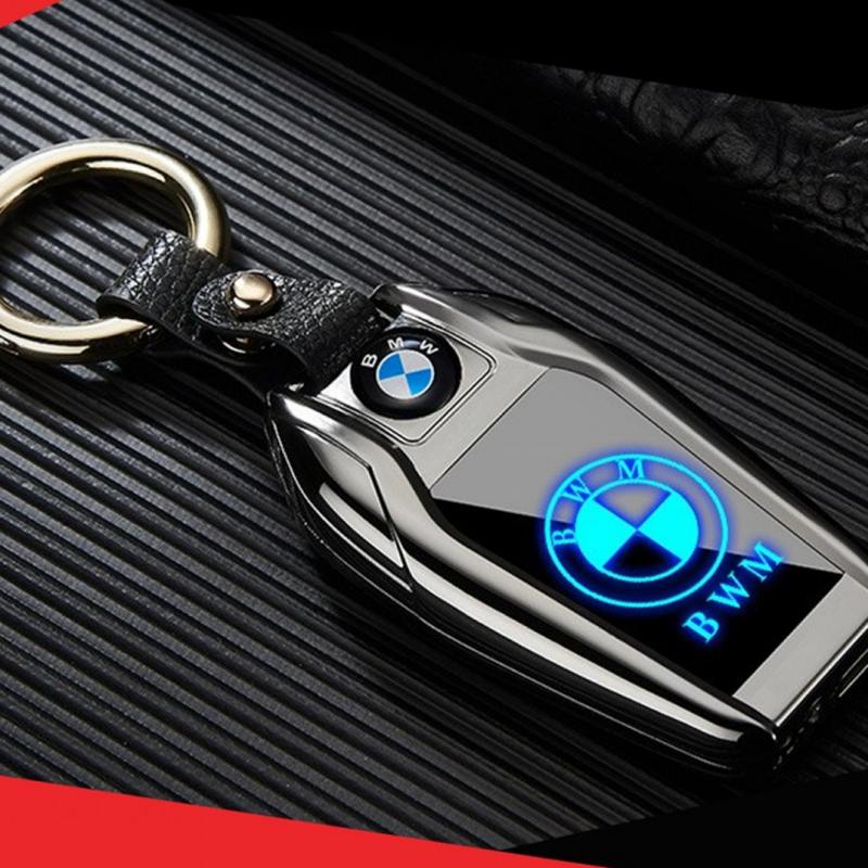 Elevate Your Style with Luxury BMW Logo Display Keychain - Lighter ...