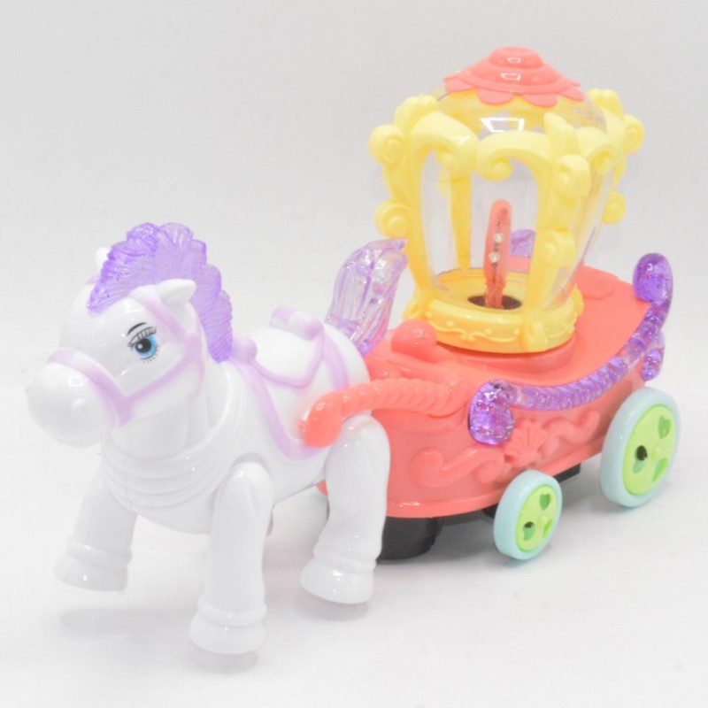 Magical Fun with Cartoon Music Carriage - Kids' Musical Adventure Awaits!