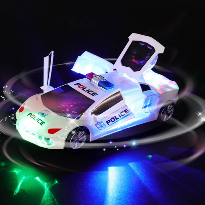 Interactive Electric Dancing Deformation Police Car Toy - Fun ...
