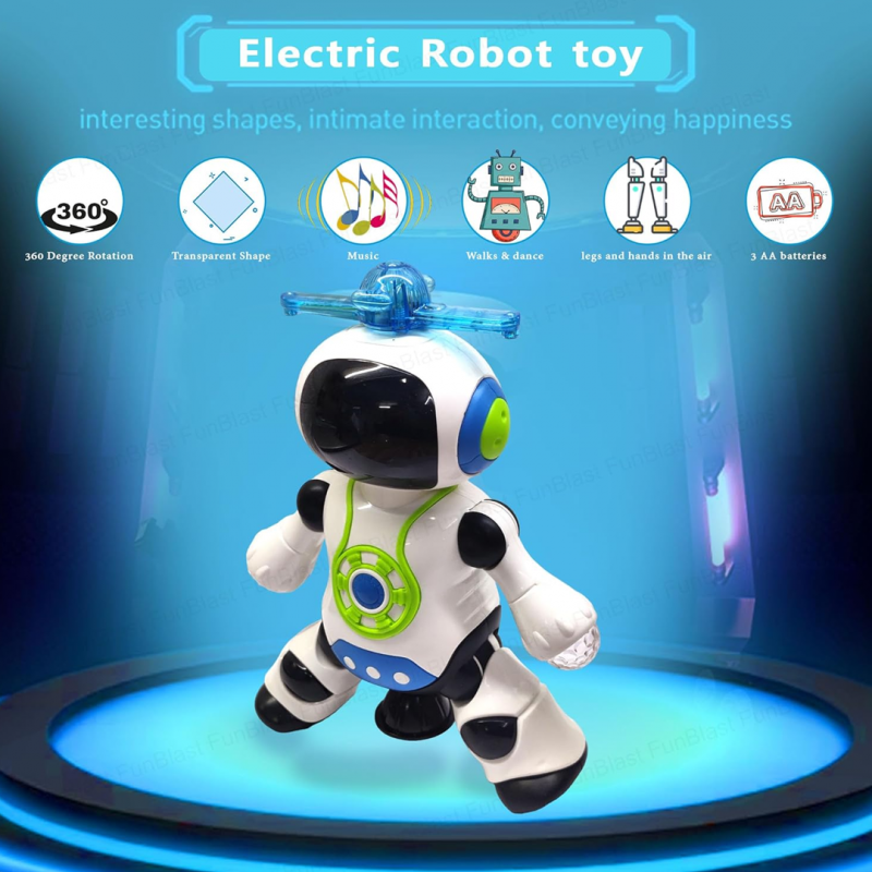 FunBlast Dancing Robot - Interactive & Entertaining Toy for Kids