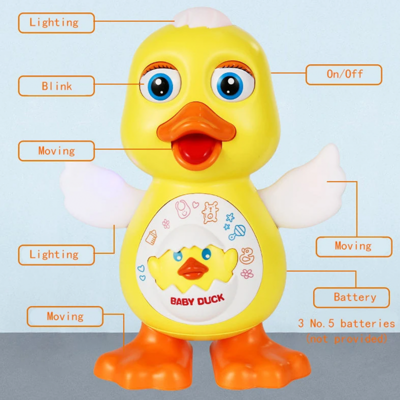 Enchanting Musical Dancing Duck - Fun and Interactive Toy for Kids