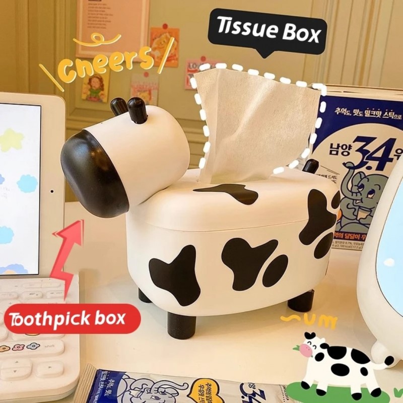 Cow Tissue Box: Unique and Eco-Friendly Design | Shopright.pk