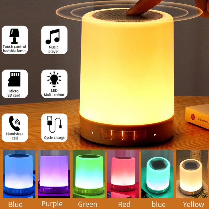 Bluetooth Touch Lamp Speaker Wireless Music & Light Fusion | Shopright.pk