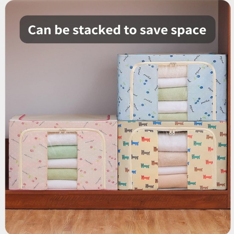 Optimize Space with Our Foldable Steel Frame Storage Box | Home ...