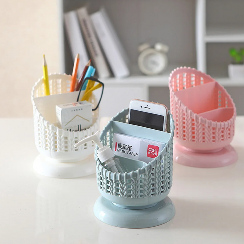 Organized with a Multifunctional Desk Basket Organizer | Home ...