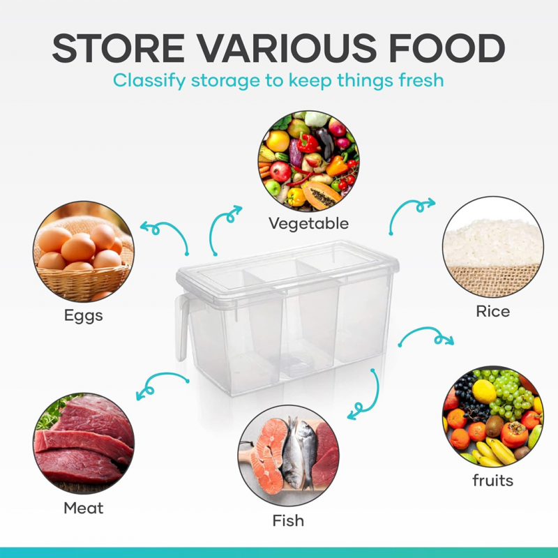 Food Storage Organizer Box With Lid | Kitchen Tools | Shopright.pk