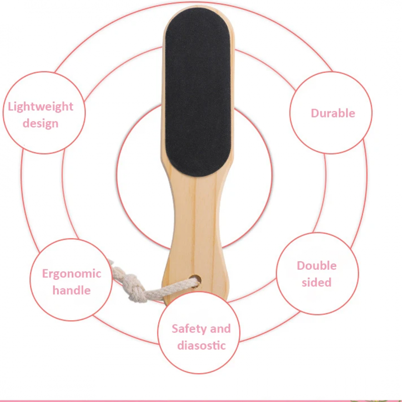 Pedicure Scraper Wooden Foot File | Women Care Accessories | Shopright.pk