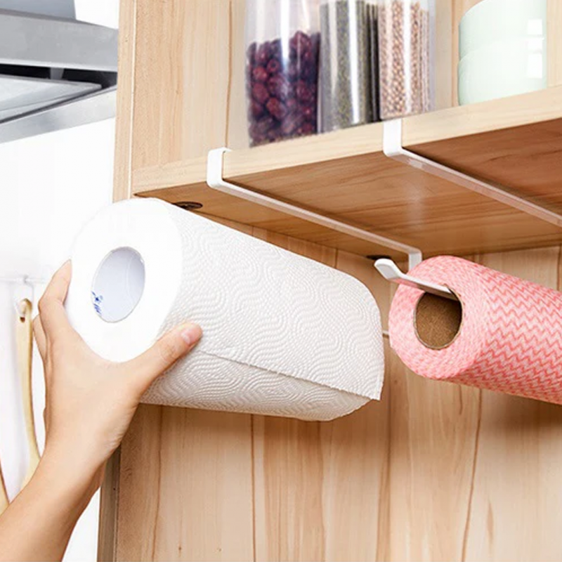 Convenient Cabinet Tissue Roll Holder | Kitchen Organiser | Shopright.pk