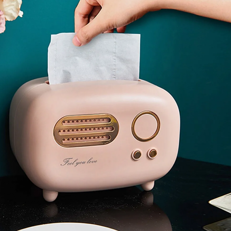 Vintage Radio Tissue Box Holder | Home Accessories | Shopright.pk