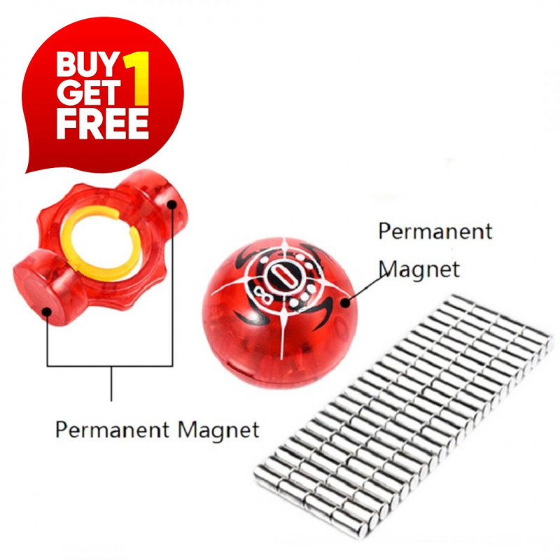 Fascinating Magnetic Rings Controlled Spinner Ball | Ultimate Fingertip ...
