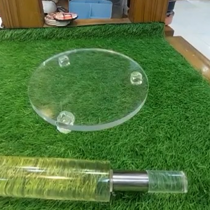 Acrylic Transparent Rolling Pin And Board | Kitchen Tools | Shopright.pk