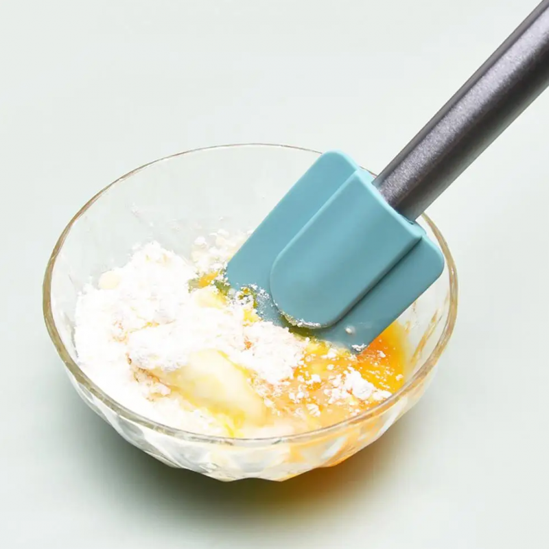 Versatile Silicone Spatula/Scraper with Stainless Steel Handle ...