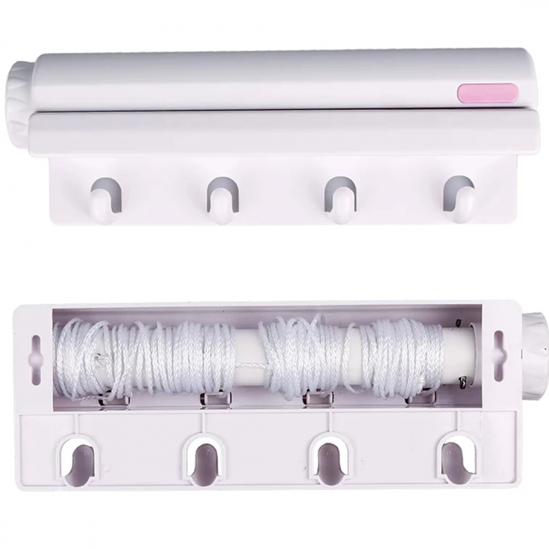 Space-Saving Wall Mounted Retractable Clothes Hanger | Home Accessories ...