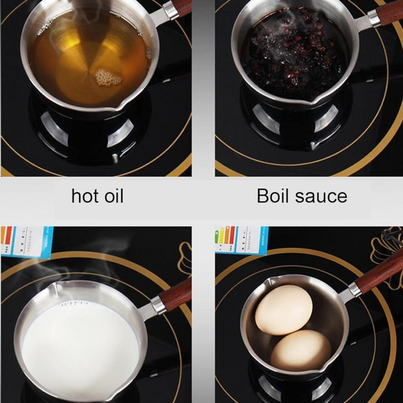 Premium Stainless Steel Hot Oil Frying Pan | Kitchen Tools | Shopright.pk