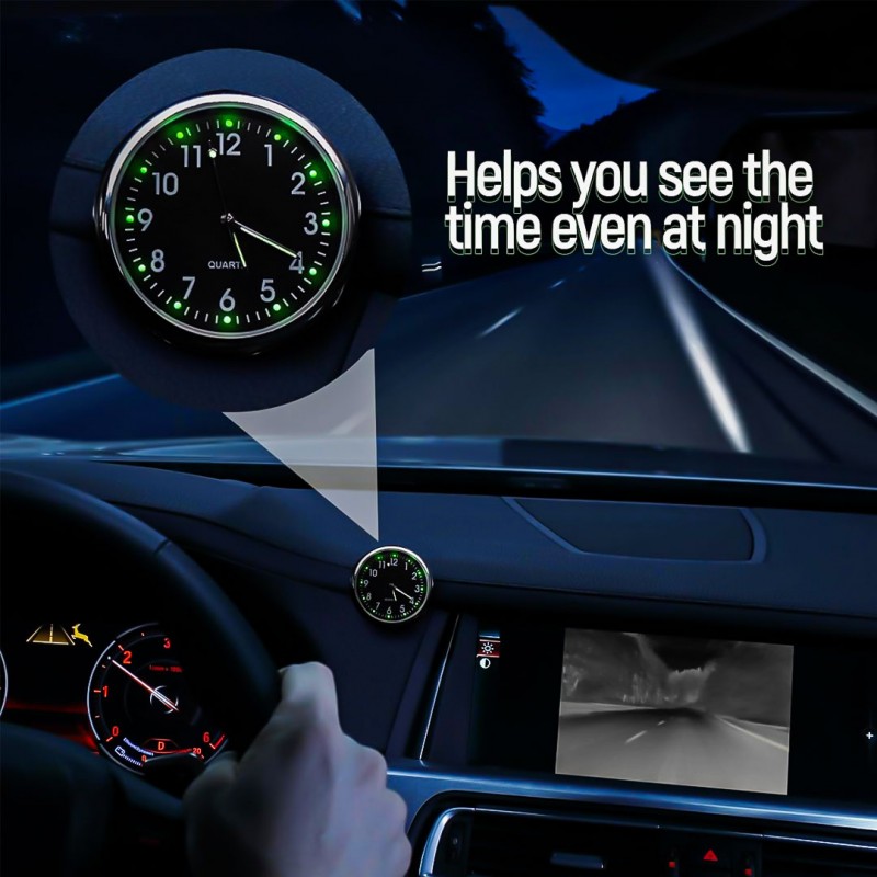 Electronic Car Clock Timepiece | Car Accessories | ShopRight.pk