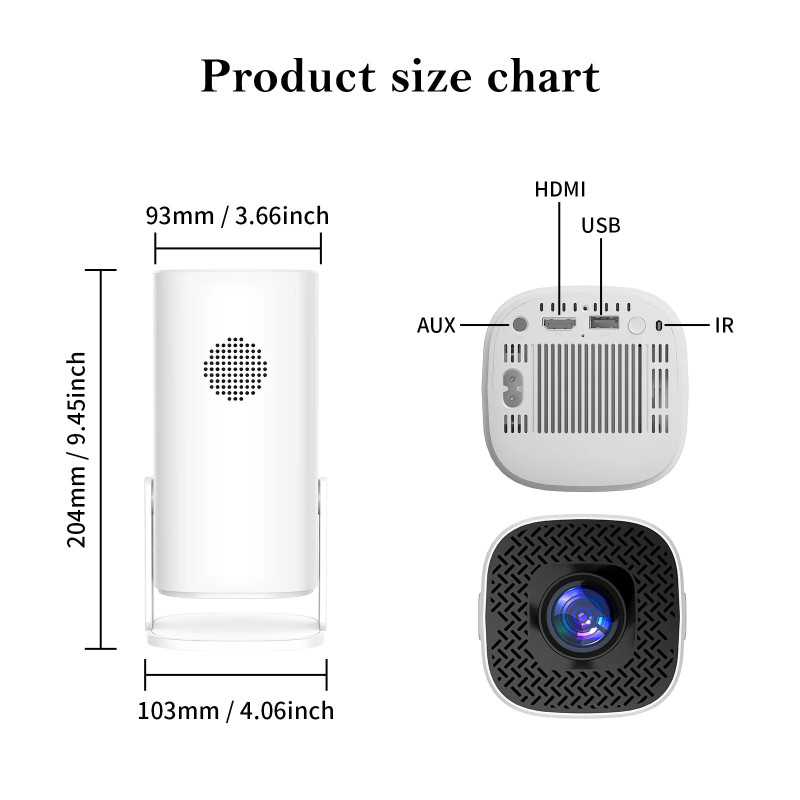 P30 Mini 4K Android 11.0 Dual Wifi Bluetooth Projector | Projector ...