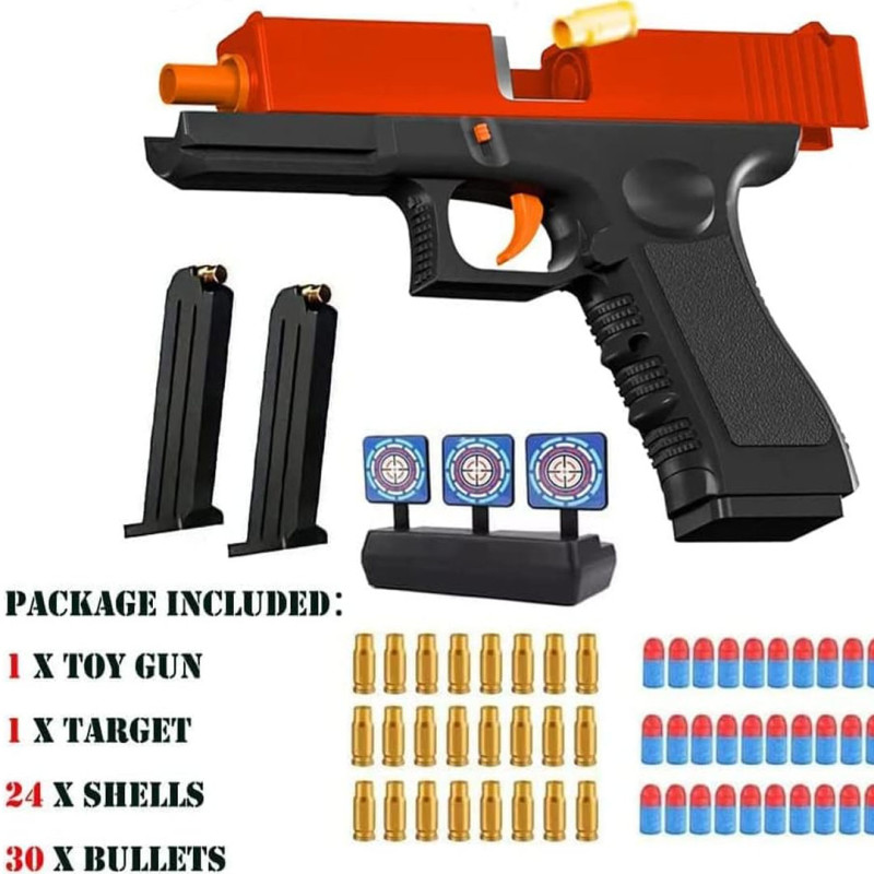 M1911 Soft Bullet Shell Ejecting Airsoft Toy Gun Pistol |Toys & Games ...