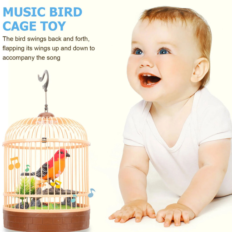 Electric Bird Cage Toy Realistic Sounds | Toys & Games | ShopRight.pk