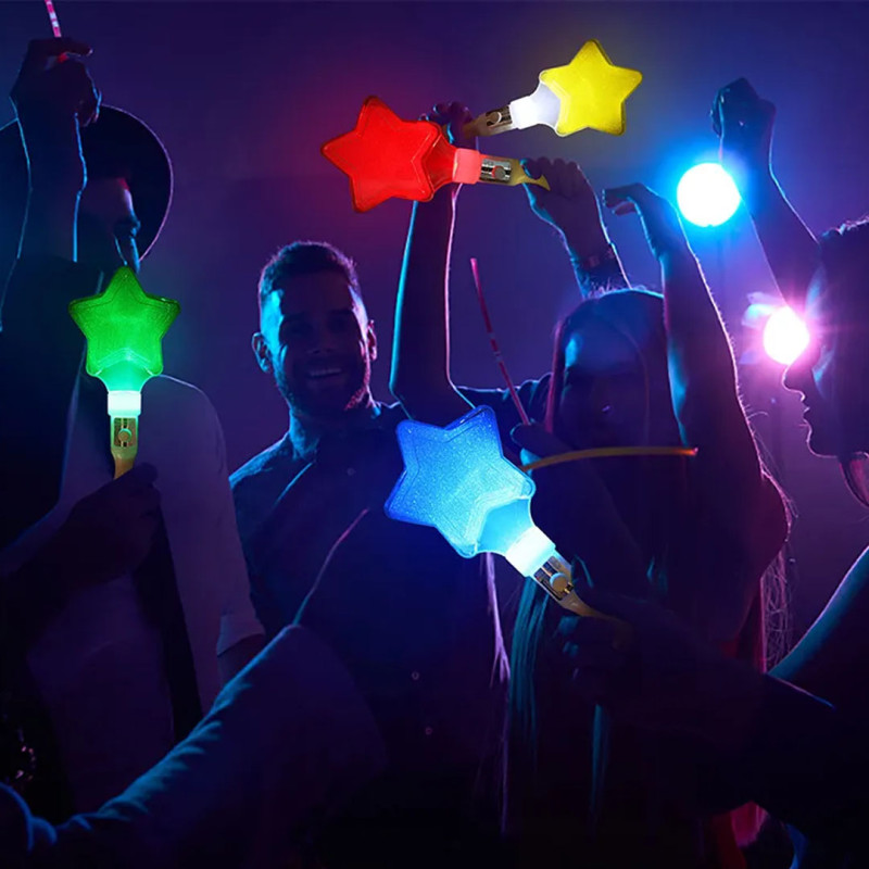 Star Shape Bar Shape Flashing Light Glow Stick for Party | Toys & Gmaes ...